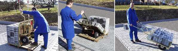 Probst VTK-V Adjustable Block Pallet Cart - Express Tools Ltd