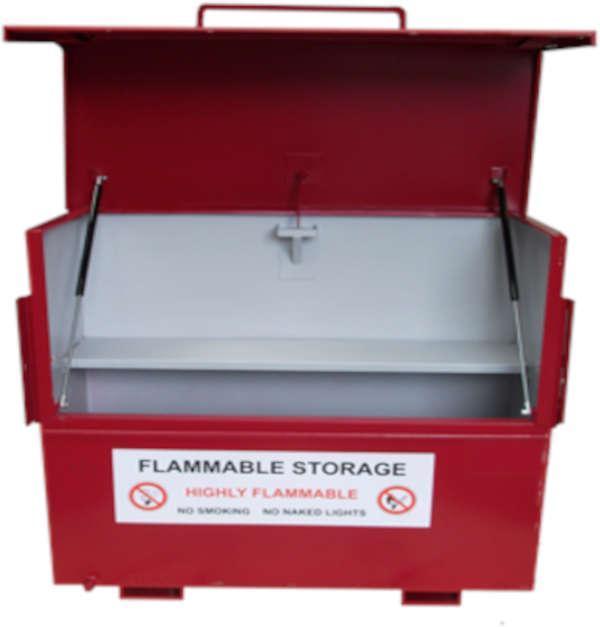 SafeSite Flame Store Box L1500mm x H1250 x W610mm - Express Tools Ltd