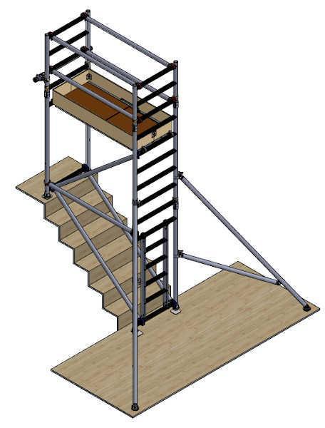 Stairwell Tower 2.8m Platform Height - Express Tools Ltd