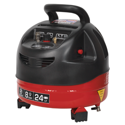 Compressor Sealey SAC03224 24ltr Belt Drive 1.5hp Oil Free